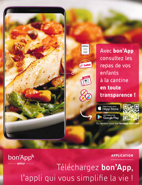 Une application pour connaitre les menus servis dans les restaurants ...